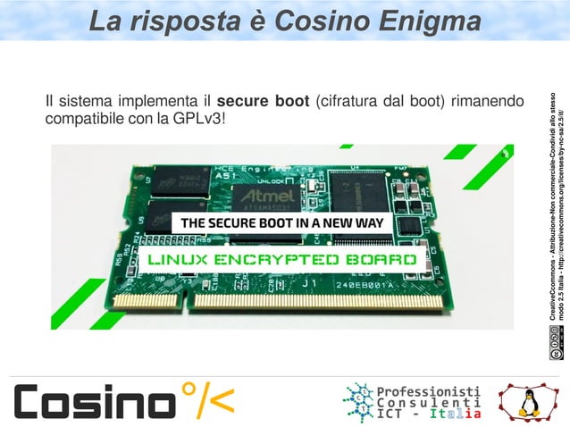Cosino Enigma: the encrypted GNU/LINUX system has come true! | PDF