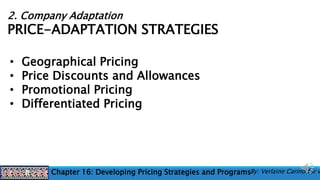 COSLA Ch16 Developing Pricing Strategies and Programs | PPTX