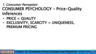 COSLA Ch16 Developing Pricing Strategies and Programs | PPTX