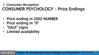 COSLA Ch16 Developing Pricing Strategies and Programs | PPTX