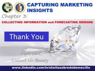 Cosla chapter 3. collecting information and forecasting demand ...