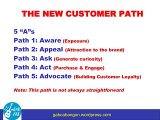 Chapter V: The New Customer Path (DigiMa Presentation by Gab Cabangon ...