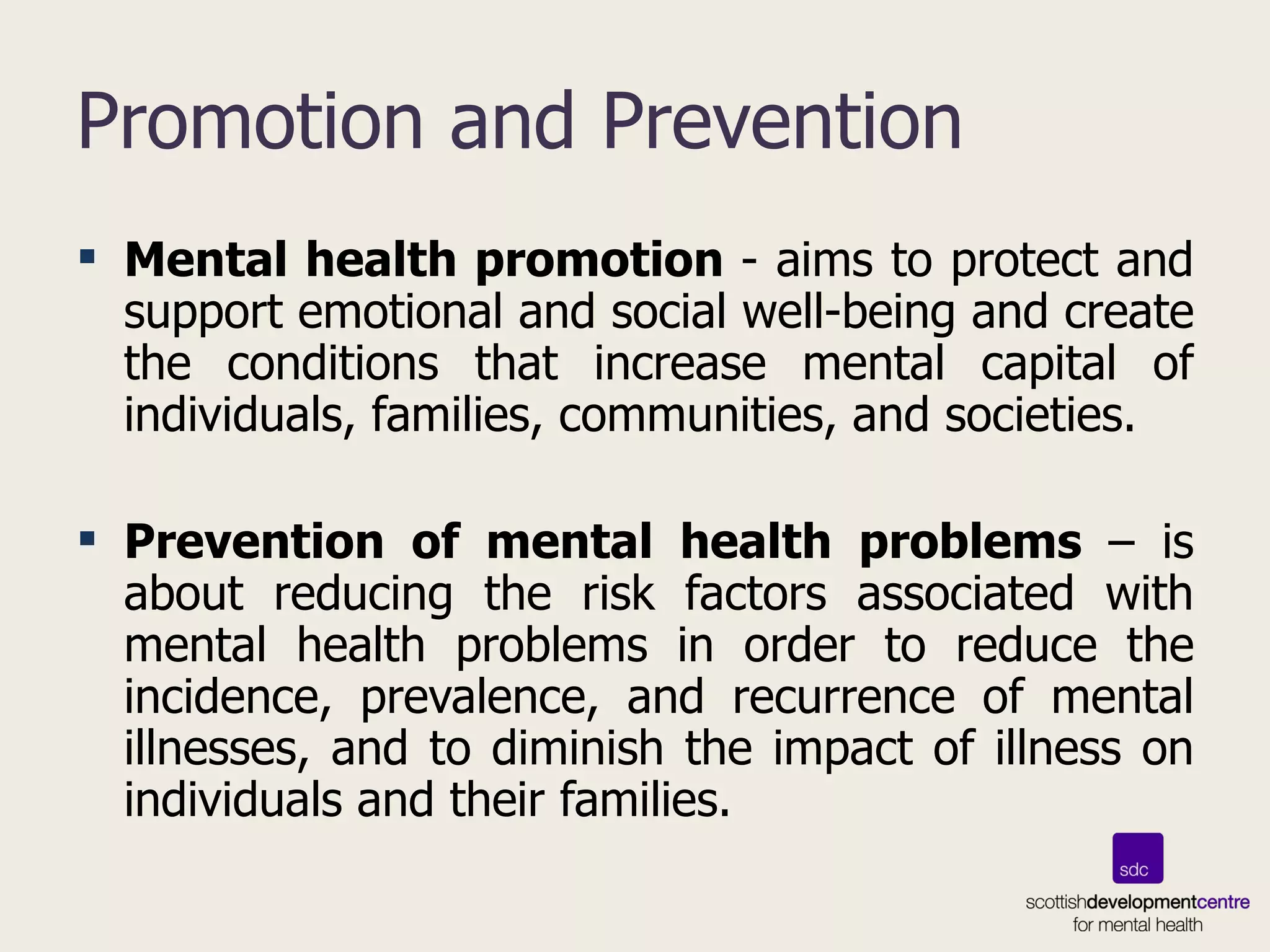 Mental Health Improvement Master Presentation | PPS