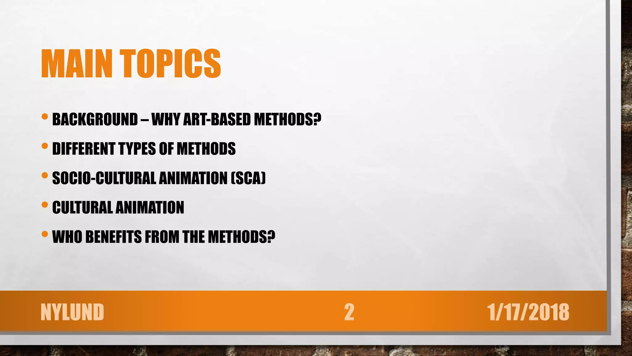 Art Based Methods in Social Work | PPTX