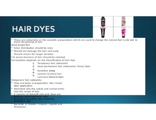 cosmetic definition and introduction and preparations | PPT