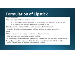 cosmetic definition and introduction and preparations | PPT