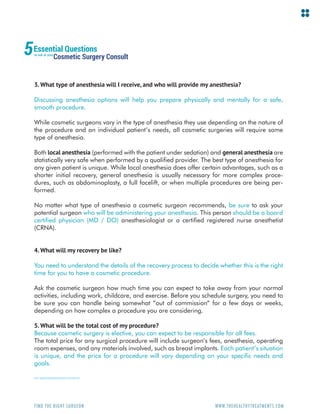 Plastic Surgery Guide 2023 | PDF