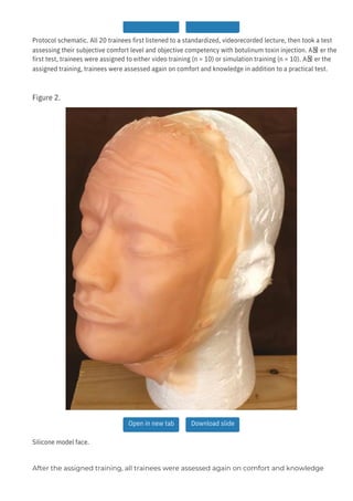 Cosmetic Botulinum Toxin Injection Technique | PDF