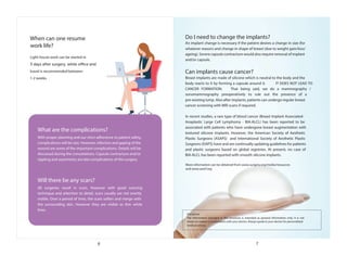 Cosmetic Clinic Breast Augmentation | PDF