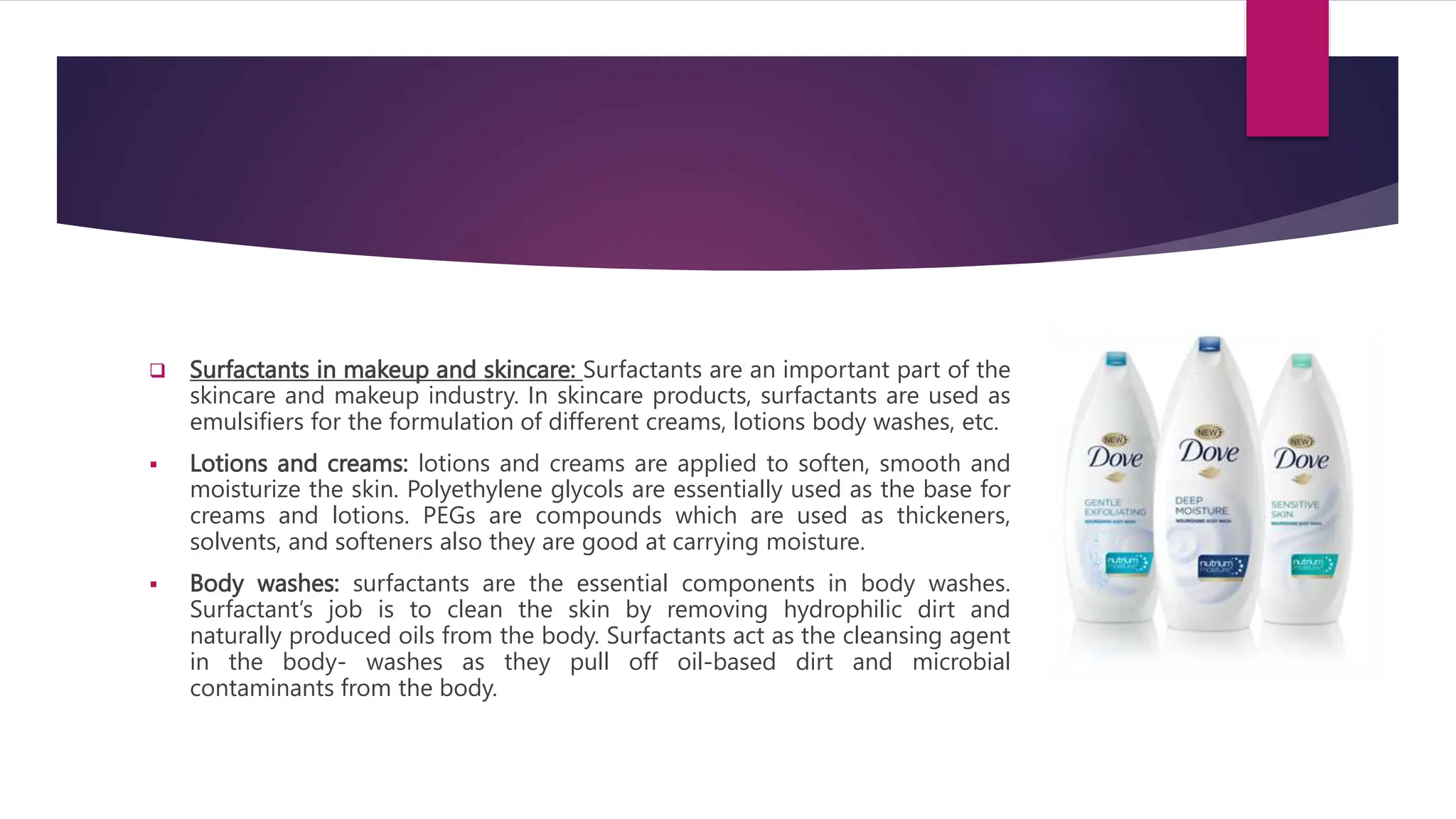 Cosmetic Excipients: Surfactants Used in cosmetic formulation | PPTX