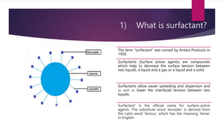 Cosmetic Excipients: Surfactants Used in cosmetic formulation | PPTX