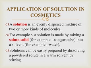 Cosmetic formulation building block | PPTX | Skin and Dermatology ...