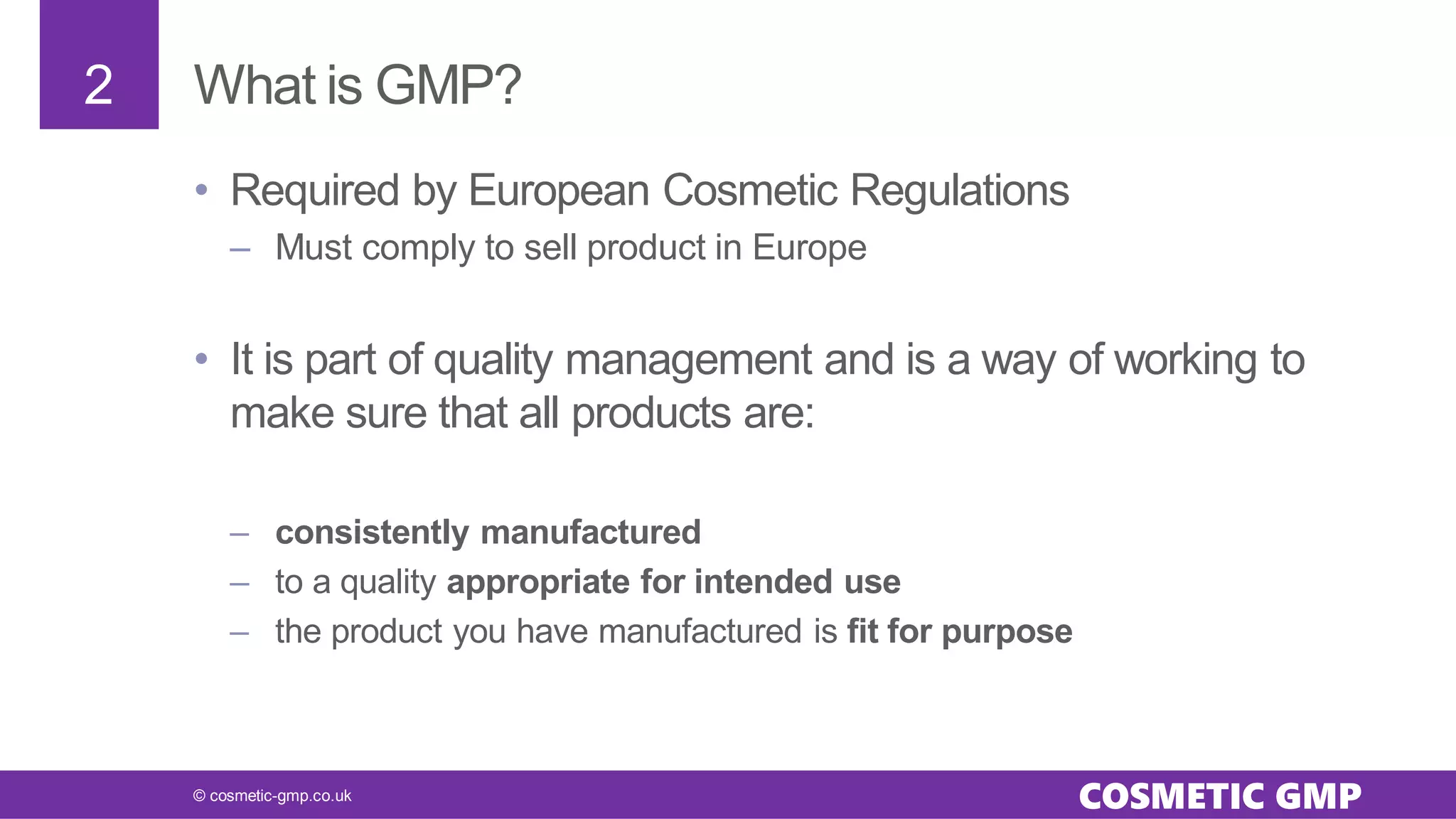 Cosmetic gmp induction training | PDF