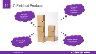 Cosmetic gmp induction training | PDF