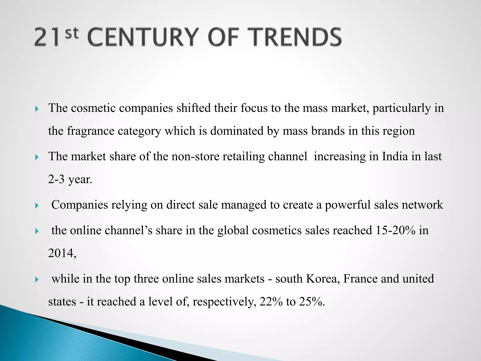 Cosmetic Industry Analysis 2015-2016 | PPTX