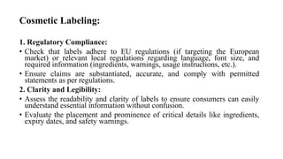 Cosmetic Market Evaluation,Cosmetic labelling and packaging materials ...