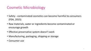 Cosmetic microbiology | PDF