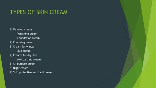 cosmetic ppt moisturizing cream buliding block and formulations | PPTX