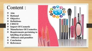 Cosmetic regulation | PPTX