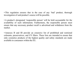Cosmetic Regulation in EU.pptx