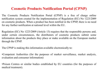 Cosmetic Regulation in EU.pptx