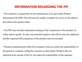 Cosmetic Regulation in EU.pptx