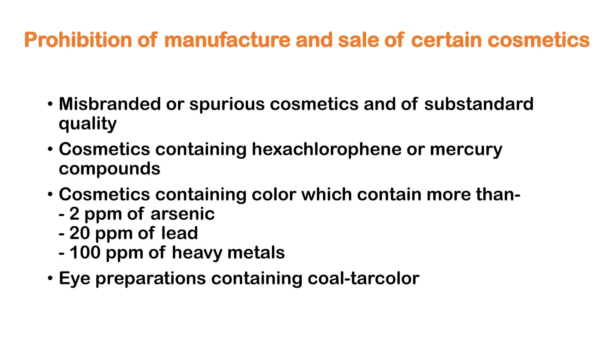Cosmetic Regulations as per Indian Government | PDF