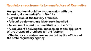 Cosmetic Regulations as per Indian Government | PDF