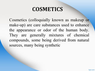 Cosmetics | PPT