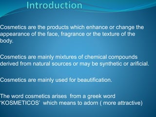 Cosmetics | PPTX