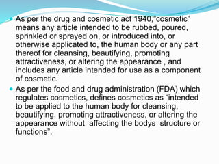 Cosmetics | PPTX