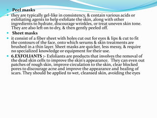 Cosmetics | PPTX | Skin and Dermatology | Diseases and Conditions