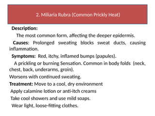 Structure of skin and problem associated with prickly heat | PPT