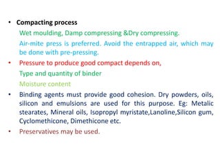 Cosmetics formulation and evaluation of selected products | PPTX