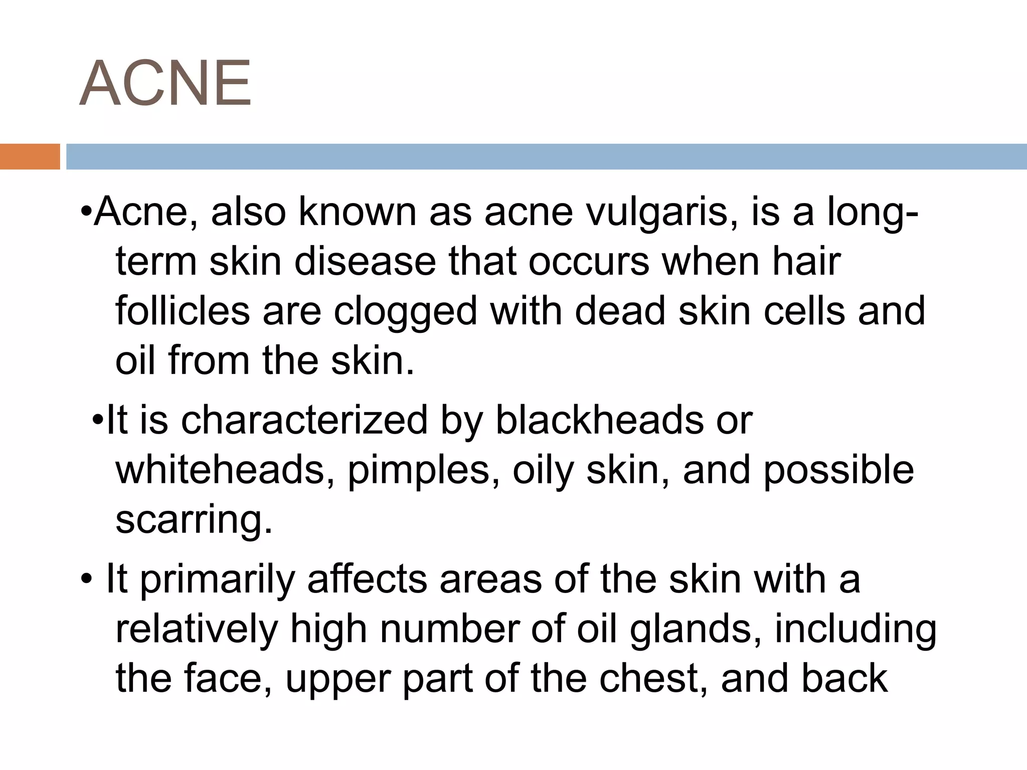 Cosmetics STRUCTURE OF SKIN and skin related problems like dry skin ...