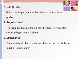 Cosmetics for hair | PPTX