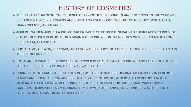 cosmetics science unit 1 b pharmacy syllabus | PPTX | Deodorant and ...