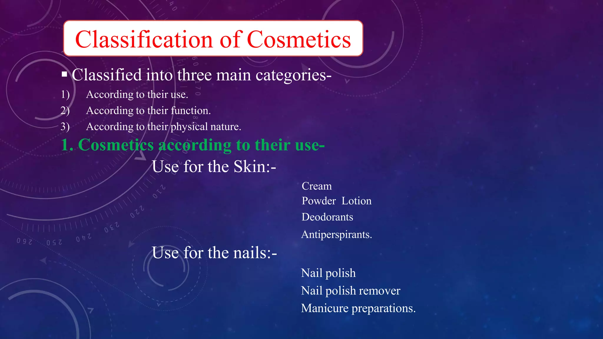 Cosmetics | PPTX