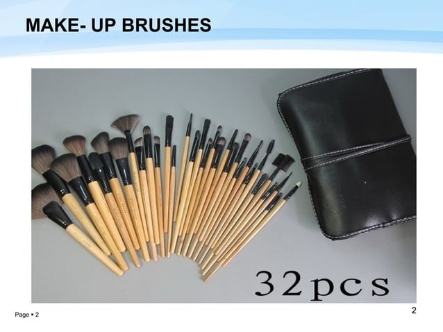 Cosmetics and implements used in facial make up | PPT