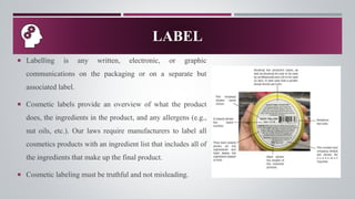 Cosmetics and Labellings.pptx
