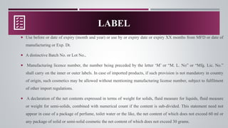Cosmetics and Labellings.pptx