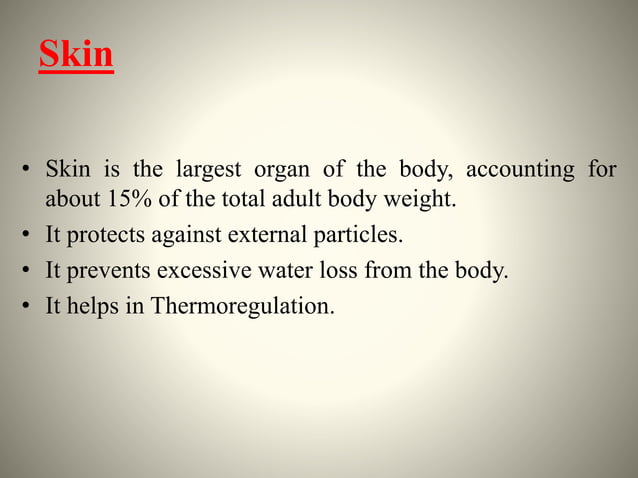 Structure of skin relating to problems like dry skin, acne vulgaris ...