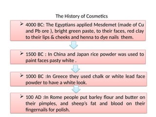 cosmetics chemistry and general study .pptx