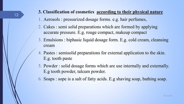 Cosmetic science | PDF