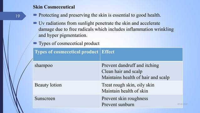 Cosmetic science | PDF