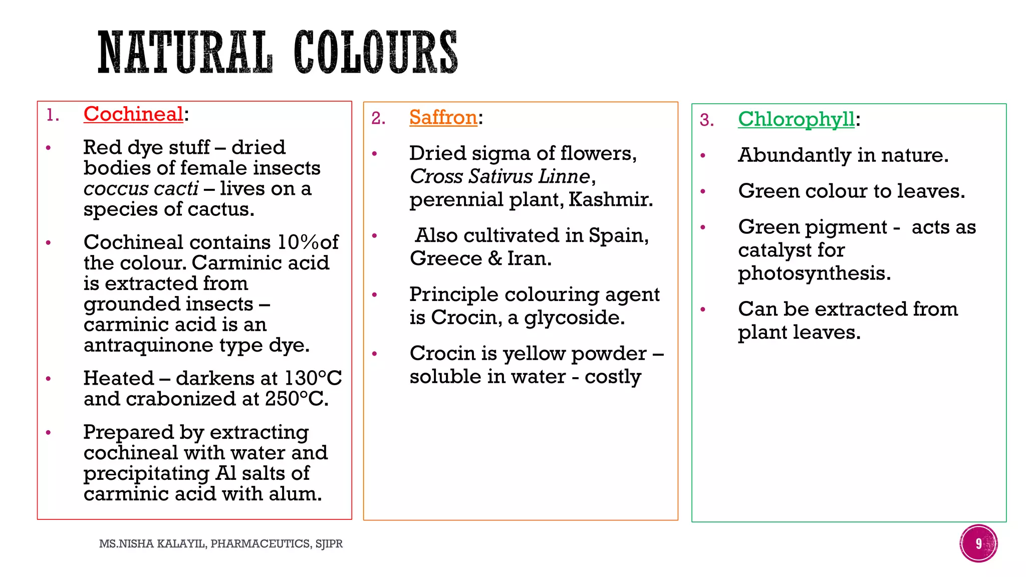 Cosmetics (colours stability tests) | PDF