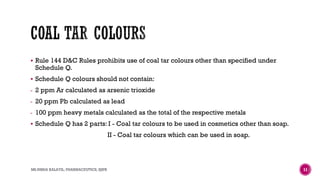 Cosmetics (colours stability tests) | PDF