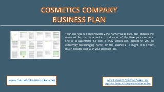 Cosmetics business plan | PDF