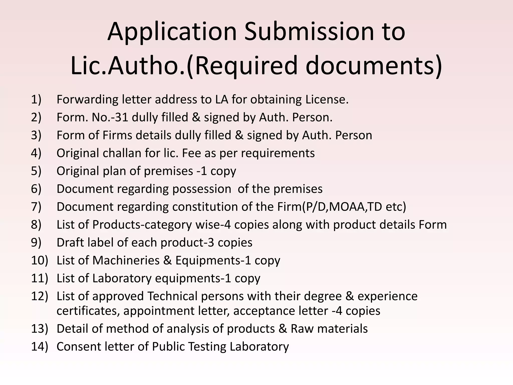 Cosmetics Manufacturing License procedure.pptx
