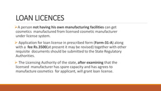 Cosmetics - Regulatory Aspects | PPTX